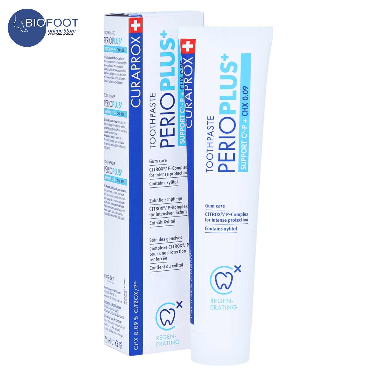 Curaprox PerioPlus+ Support CHX 0.09% T/P 75 ml Online Shopping Dubai, UAE | Linkarta