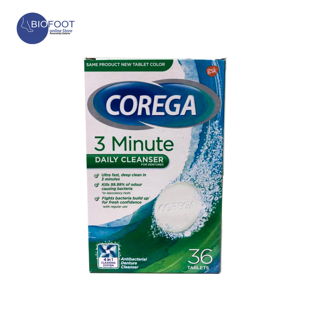 Buy COREGA Tabs 3 Min Cleanser 36'S Ultra Fast , Deep Clean in 3 ...