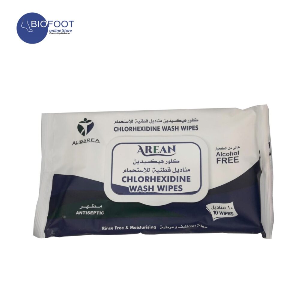 Arean Alcohol Free Chlorhexidine Wash Wipes 10's Pack Online Shopping ...