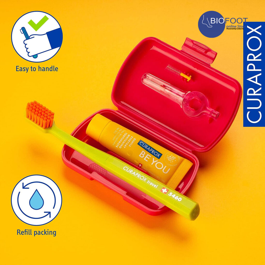 Buy Curaprox Travel Set Red Online Dubai UAE | Linkarta