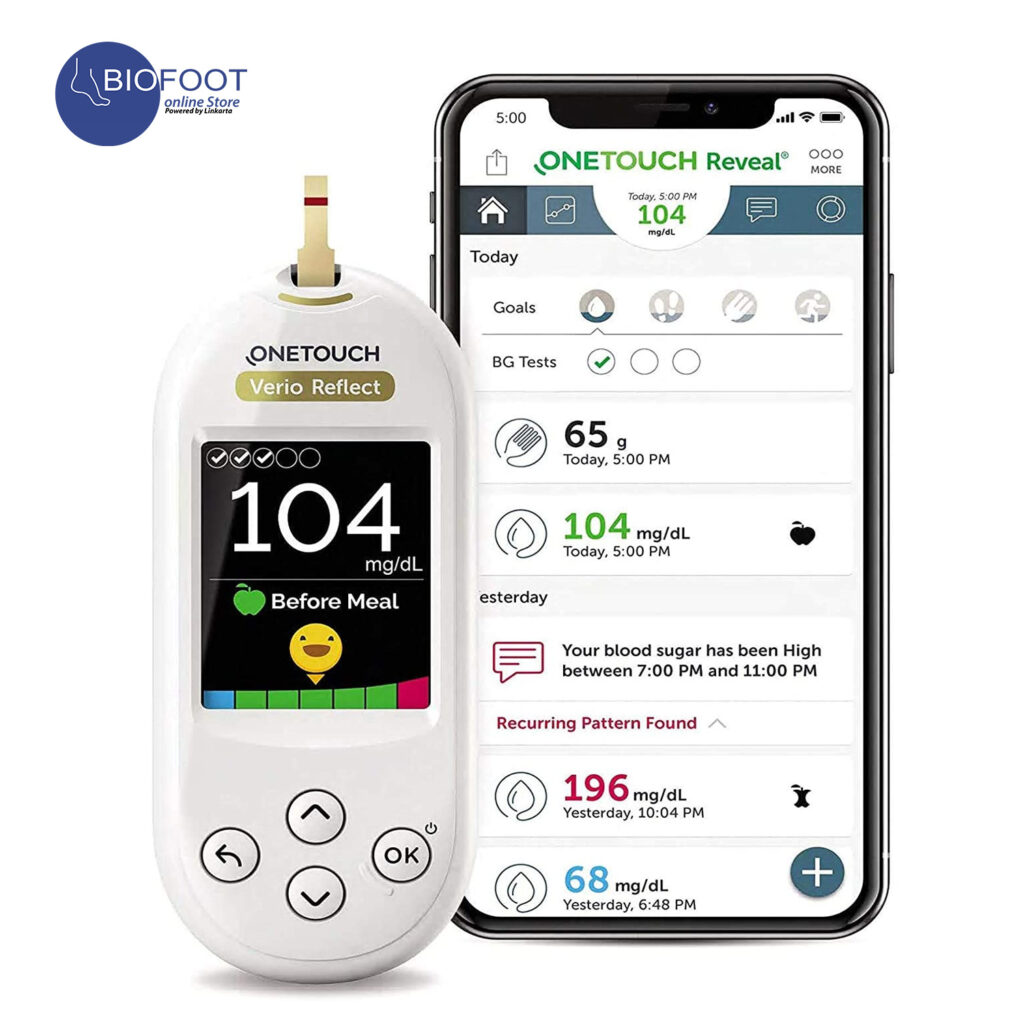 Buy OneTouch Verio Reflect Glucometer System Online Dubai UAE | Linkarta