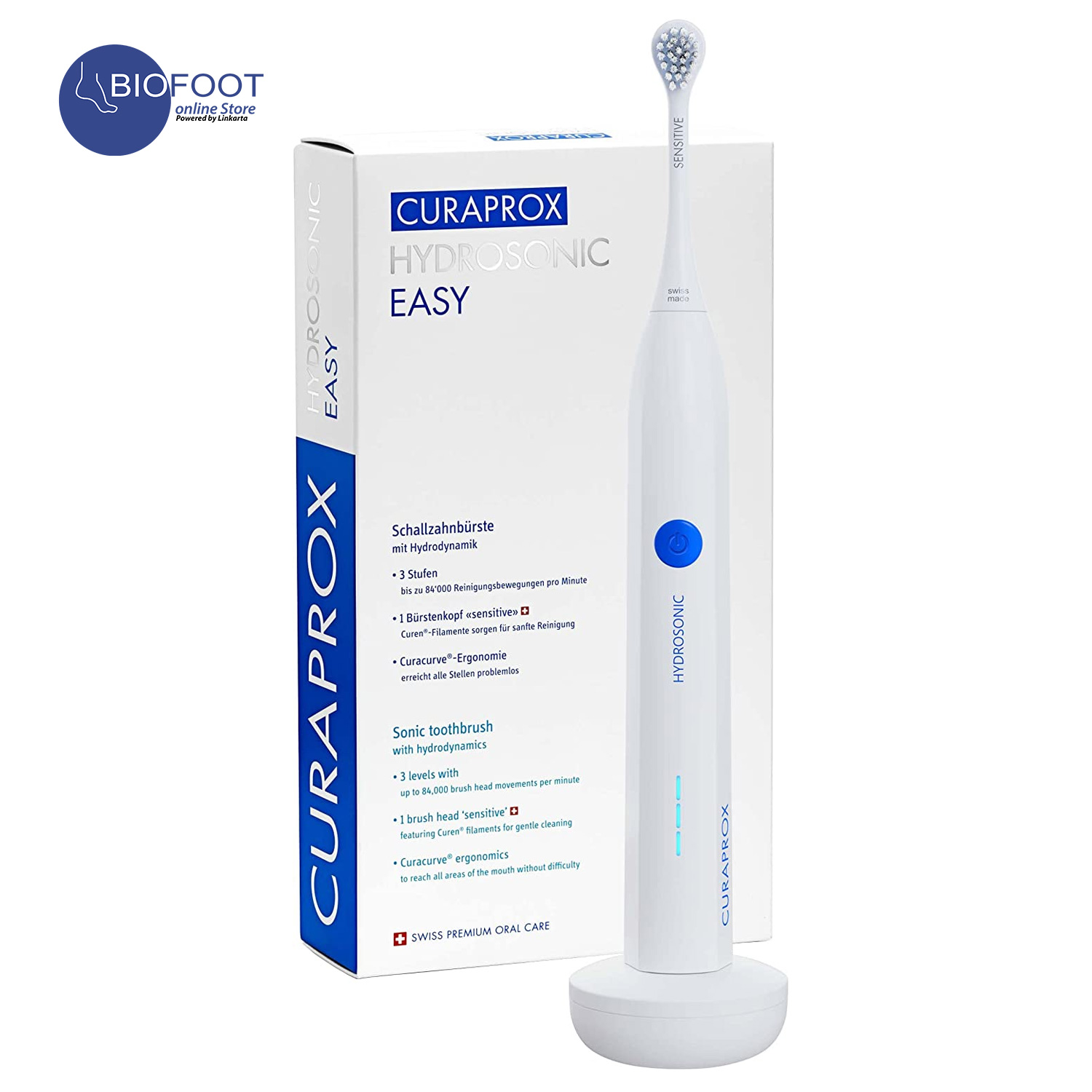 Curaprox Hydrosonic Easy Sonic Electric Toothbrush Online Shopping ...