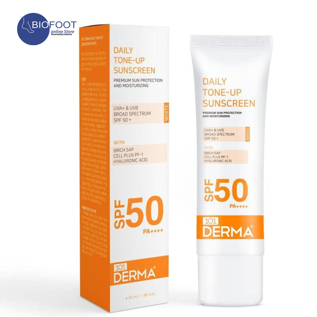 Buy Derma 101 Daily Tone-Up Sunscreen White SPF50+ 50ml Online Dubai ...