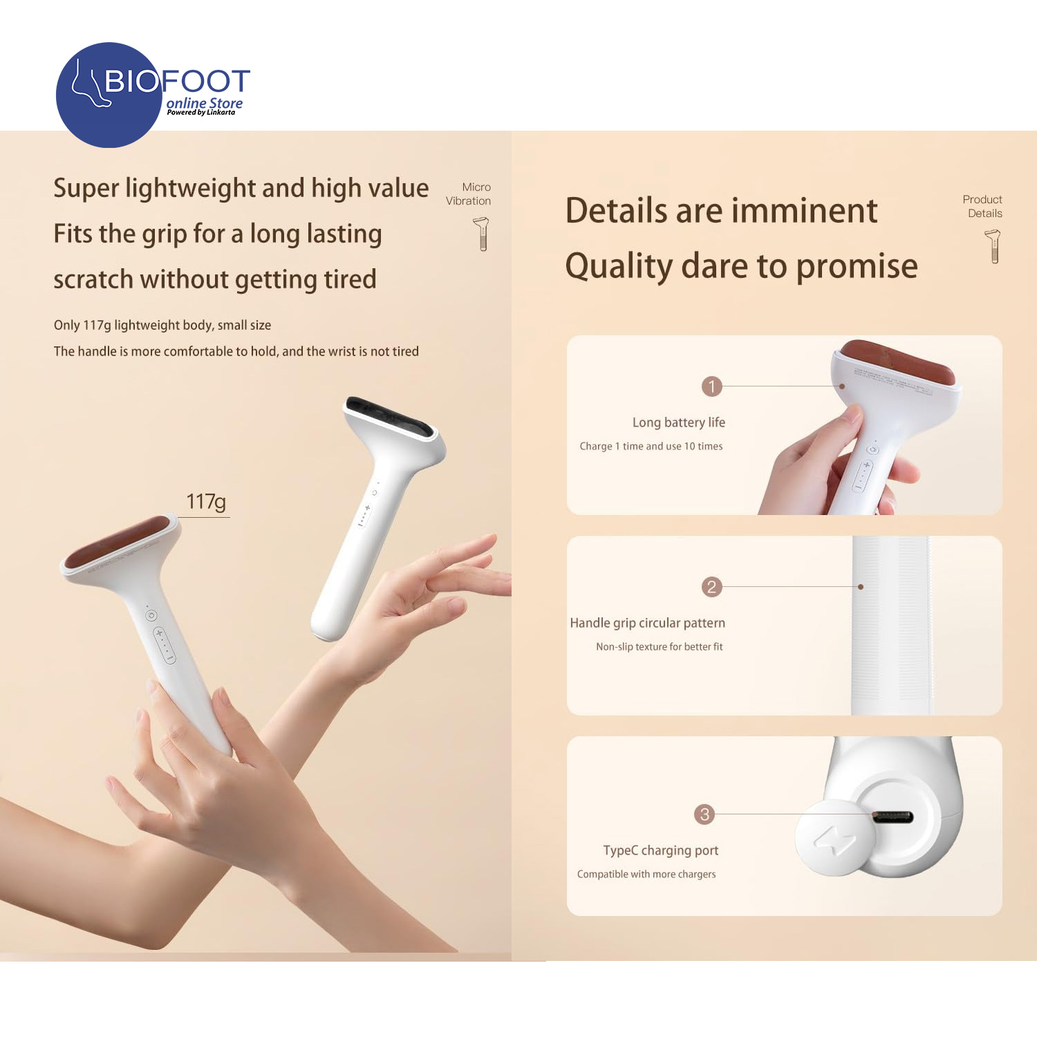 Techlove Electronic Gua Sha scrapping device for Body, CI163A جهاز ...