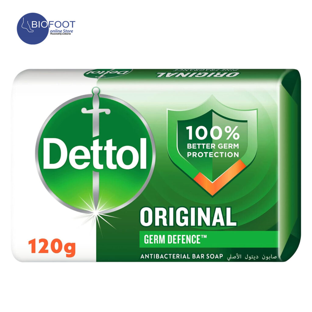 Buy Dettol Original Germ Defence Antibacterial Bar Soap 120g Online ...