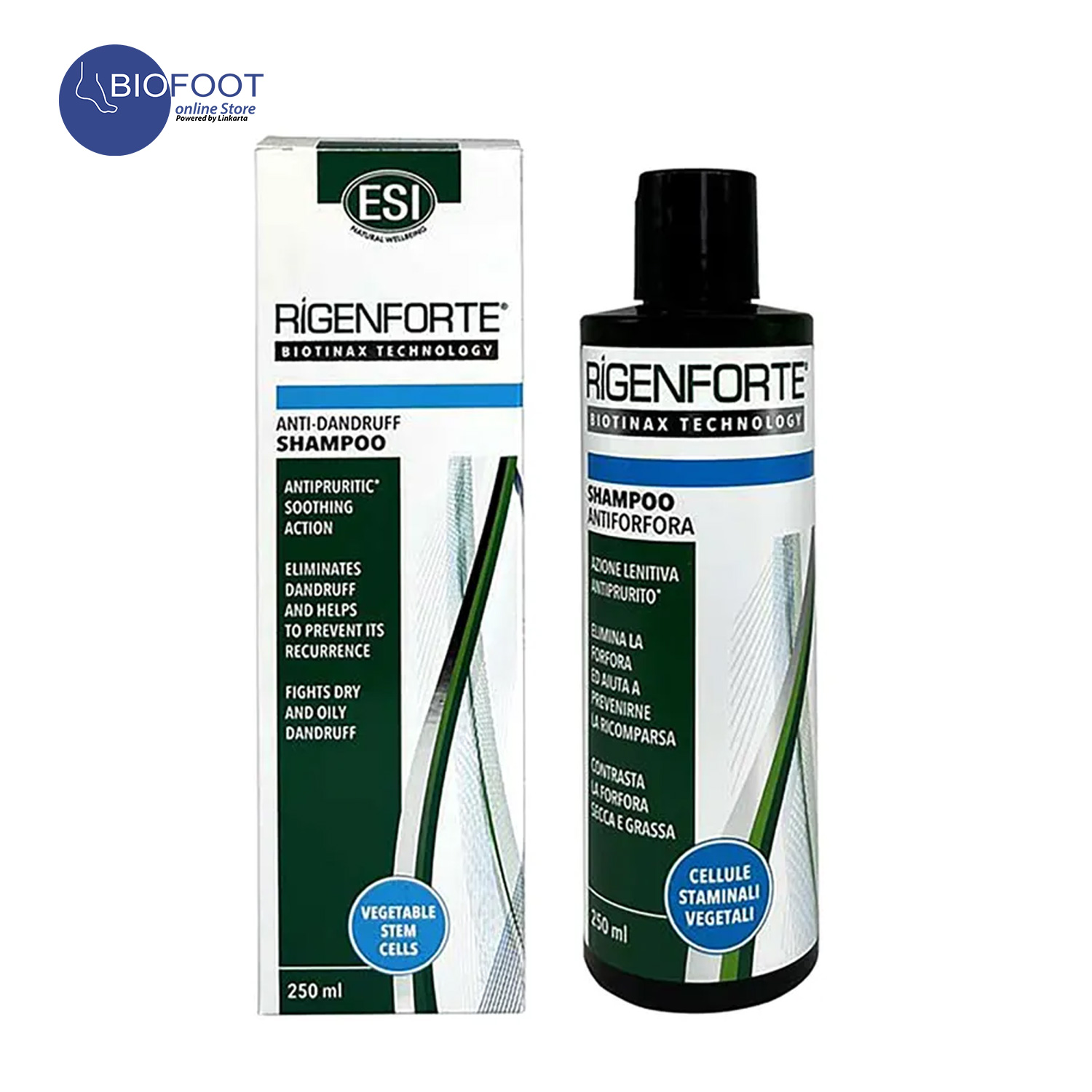 ESI Rigenforte Anti Dandruff Shampoo 250ml Online Shopping Dubai, UAE | Linkarta