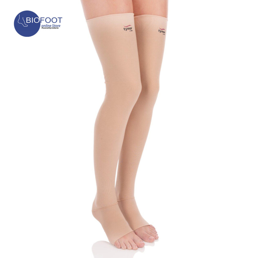 Buy Tynor Medical Compression Stocking Thigh High Beige 170 Online ...